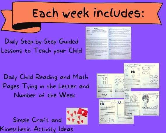 Get Ready for Kindergarten With Our PRINTED Pre-k Curriculum Program ...