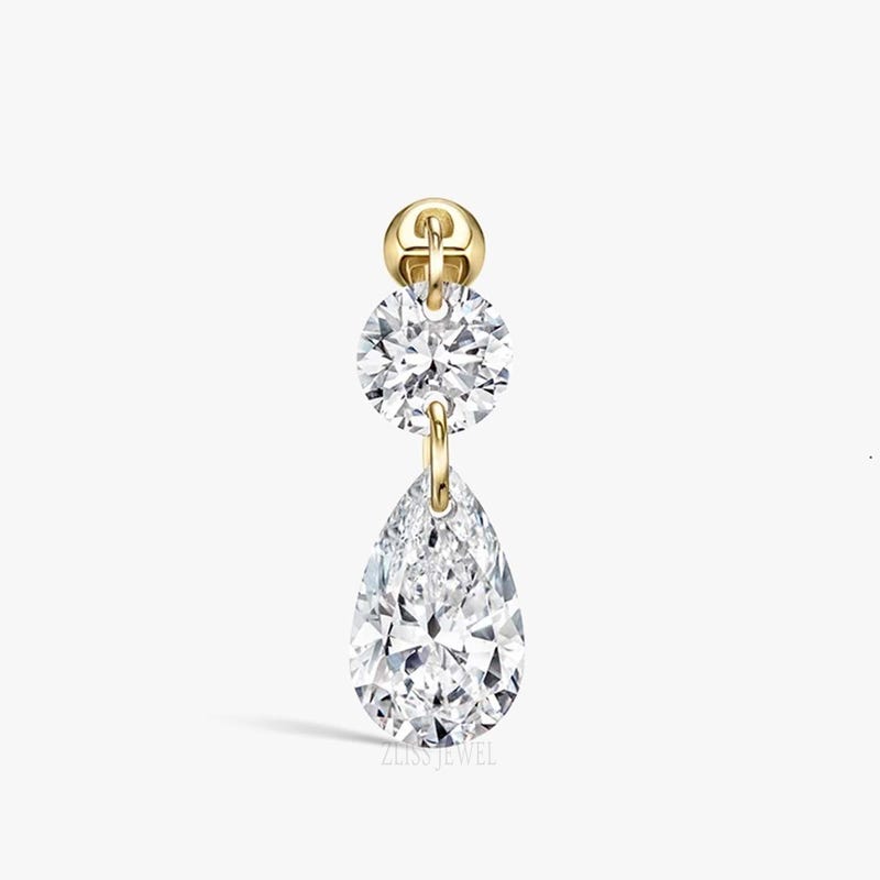 Maria Tash Tassel Earring - Etsy UK