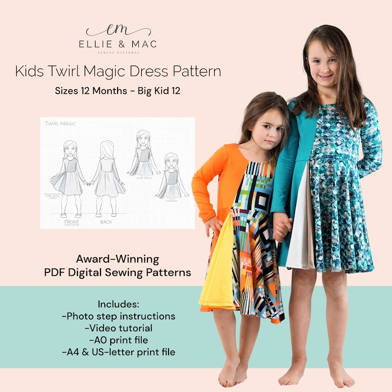 Ellie and Mac Sewing Patterns - Etsy