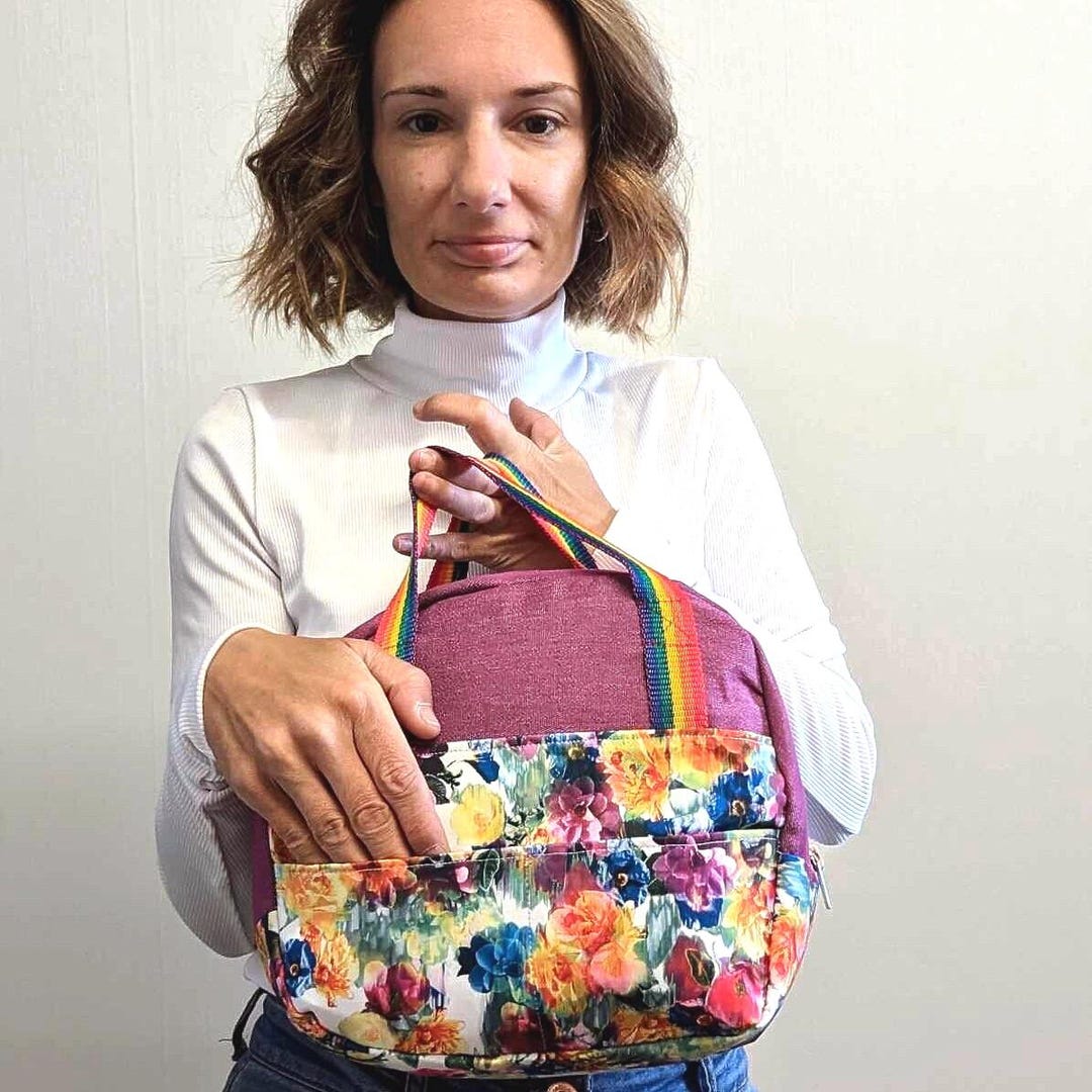 Lunch Bag Sewing Pattern: Insulated Lunchbox, Video Tutorial (digital ...