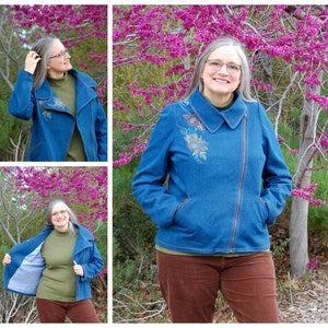 Modern Moto Jacket Sewing Pattern: XXS-5XL, Video Tutorial (PDF) - Etsy