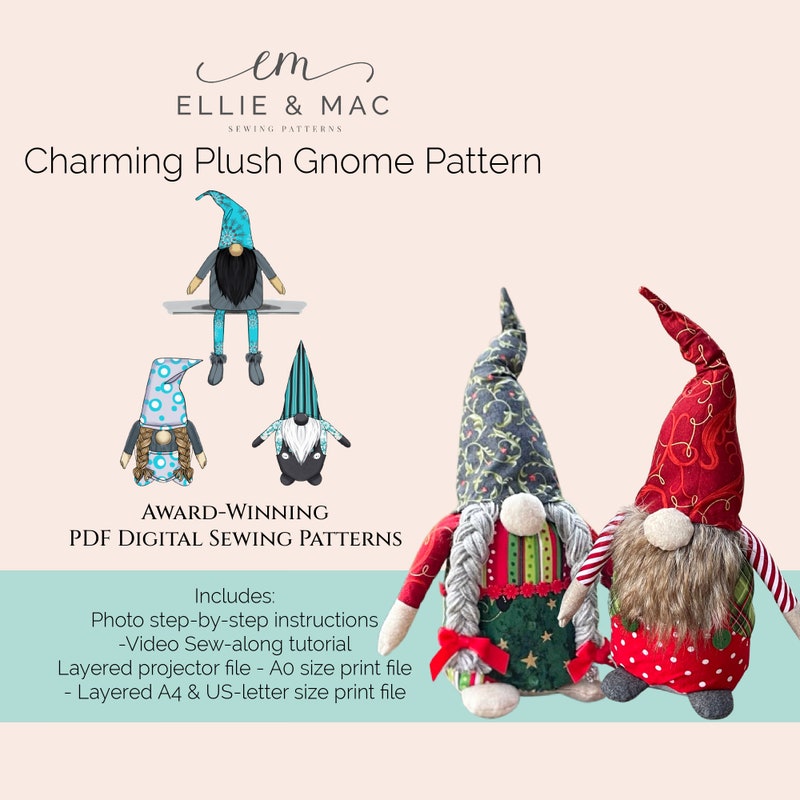 Gnome Large Plush - Etsy