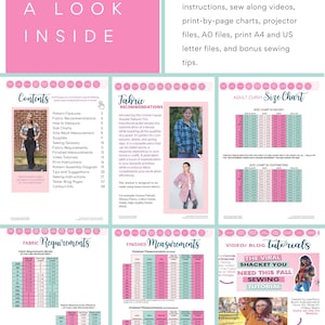 Shacket Sewing Pattern: Connie Casual Shirt Jacket (XXS-6XL) (digital ...