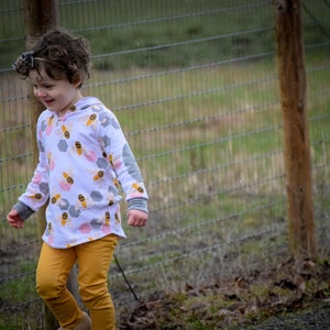 Kids Patch Hoodie Sewing Pattern: Beginner Knit Fabric (digital PDF) - Etsy
