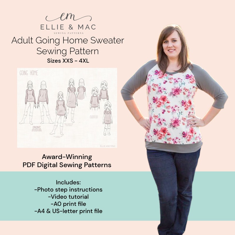 Ellie and Mac Sewing Patterns - Etsy