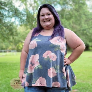 Easy Swing Top Sewing Pattern PDF | XXS-6XL | Projector & Printable ...