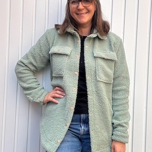 Shacket Sewing Pattern: Connie Casual Woven Jacket (sizes XXS-6XL) (PDF ...