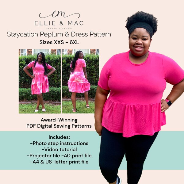 Peplum Pattern - Etsy