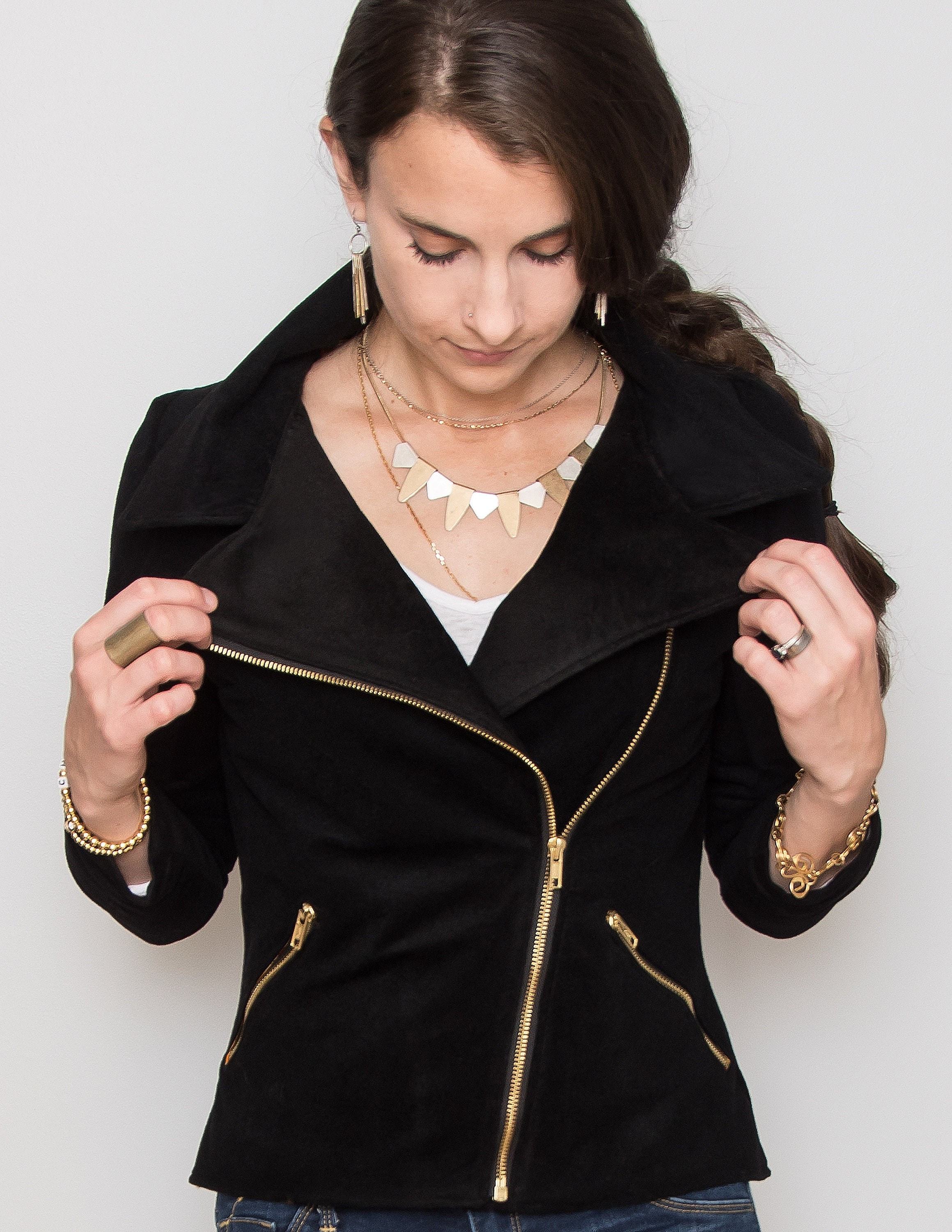 Modern Moto Jacket Sewing Pattern: XXS-5XL, Video Tutorial (PDF) - Etsy