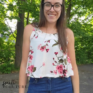 Lucy Swing Top Sewing Pattern: Easy Knit Tank (XXS-6XL) (PDF Pattern ...