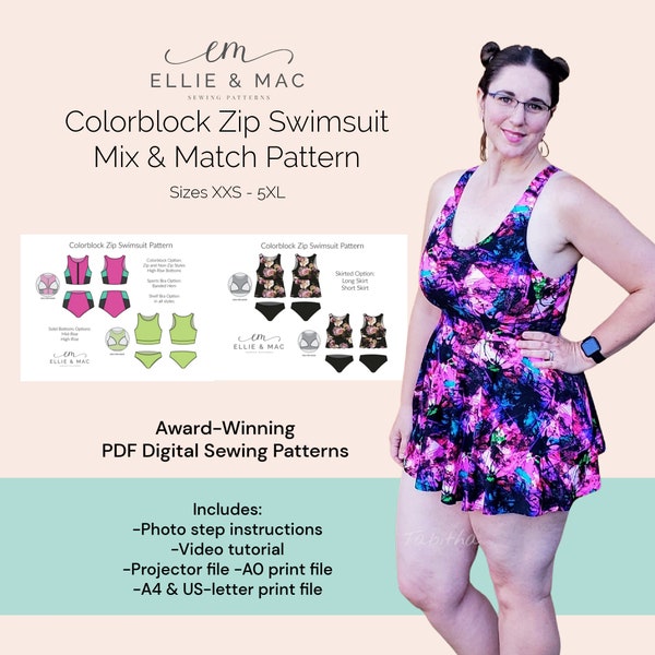 Swimsuit Pattern - Etsy