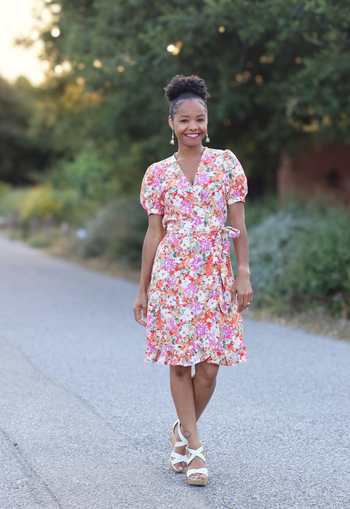 Woven Wrap Top & Dress Sewing Pattern: Leonie Design (PDF Pattern) - Etsy