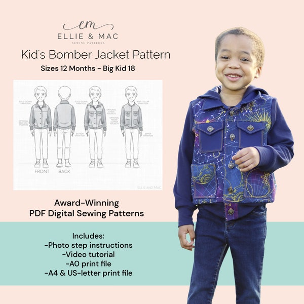 Quilted Jacket Pattern - Etsy