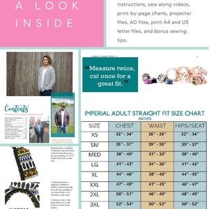 Chapman Cardigan Pattern - PDF Sewing Pattern (straight Fit) - Sizes XS ...