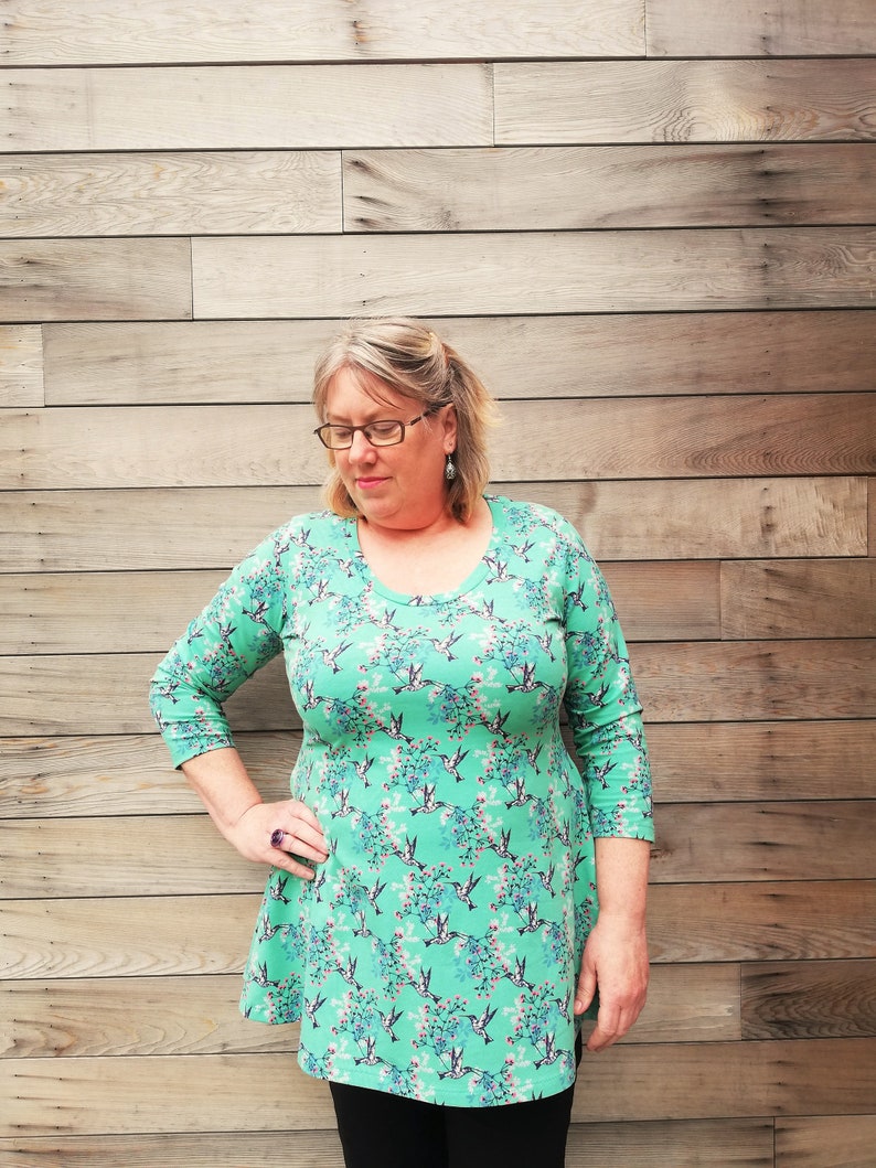 Sweetie Pie Tunic Dress Sewing Pattern With Video Tutorial - Etsy