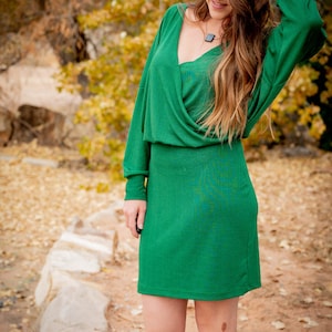 Crossover Top + Dress Sewing Pattern - 12 Sizes XXS - 6XL - Projector ...