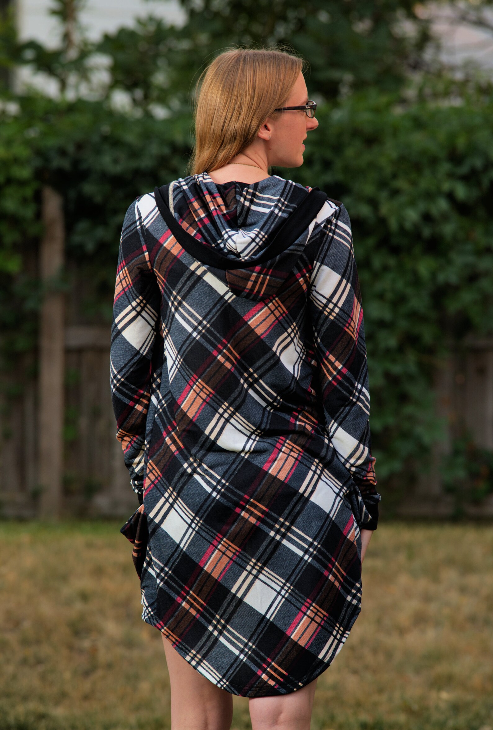 Cozy Hooded Cardigan Sewing Pattern: Hi-low Hem, Pockets (XXS-7XL) (PDF ...