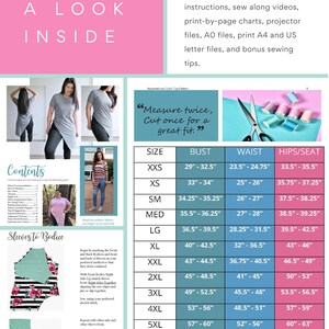 Asymmetrical Cinch Top Pattern With Video Tutorial Sizes XXS - 6XL ...