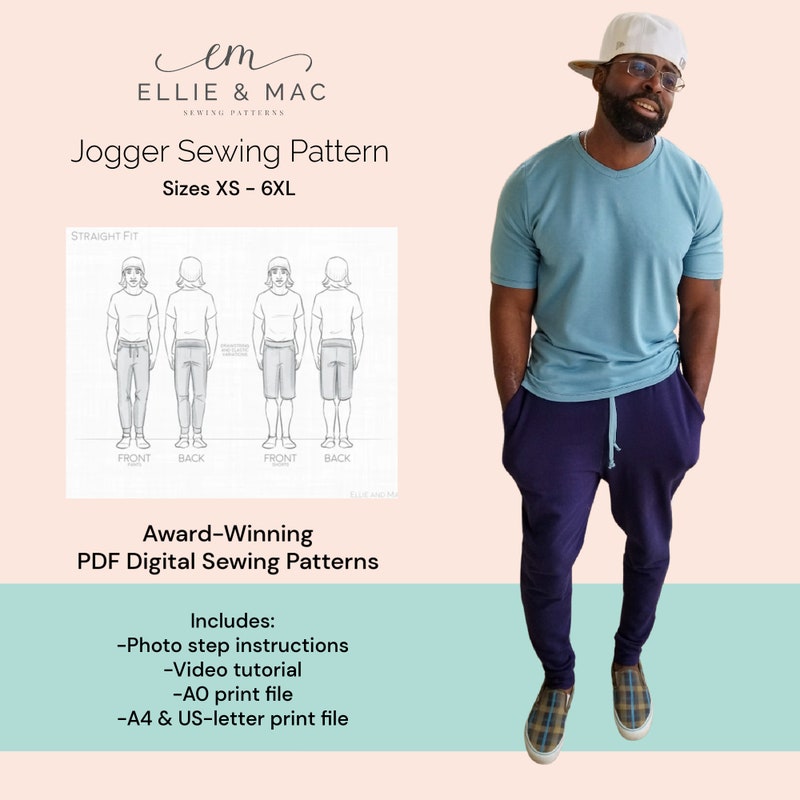 Joggers Pattern - Etsy