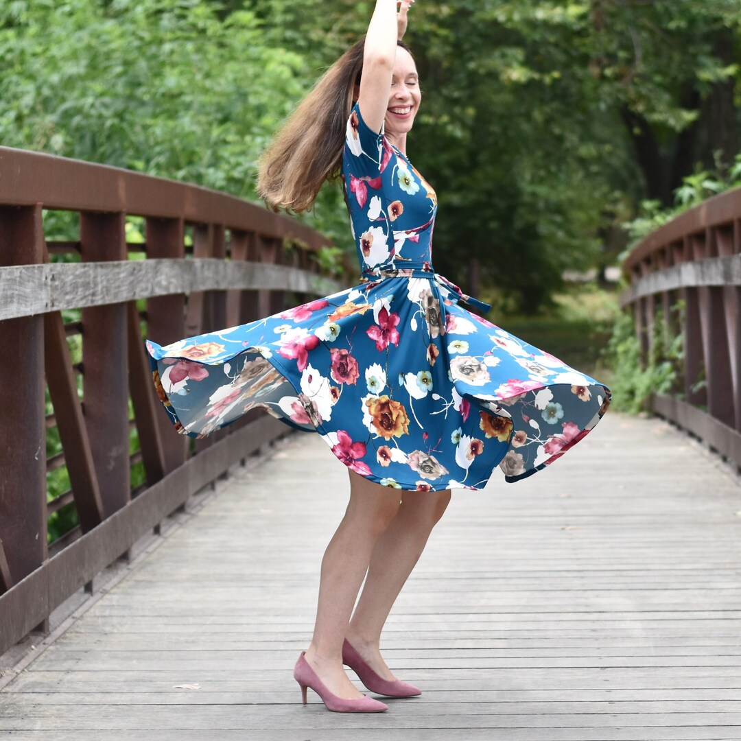 Twirl Dress Pattern PDF Sewing Pattern Sizes XXS 5XL Video Tutorial ...