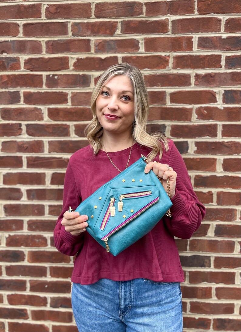 Florence Foldover Bag Sewing Pattern: Two Sizes (digital PDF) - Etsy