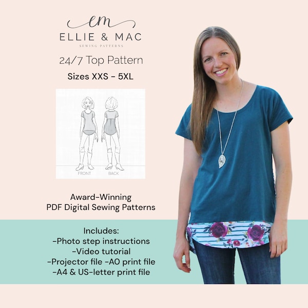 Ellie and Mac Sewing Patterns - Etsy