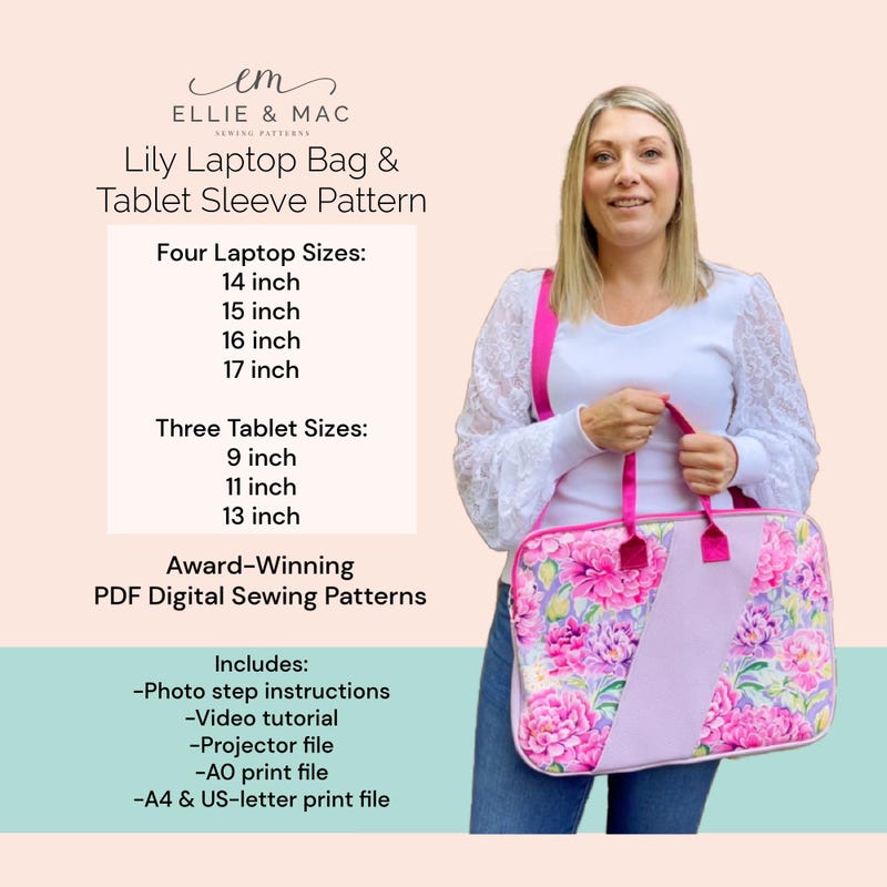 Laptop Bag Pattern - Etsy