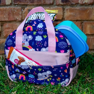 Lunch Bag Sewing Pattern: Insulated Lunchbox, Video Tutorial (digital ...