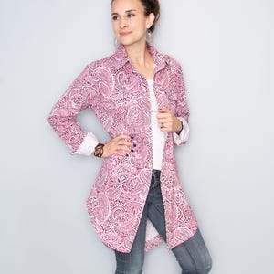 Shacket Sewing Pattern: Connie Casual Woven Jacket (sizes XXS-6XL) (PDF ...