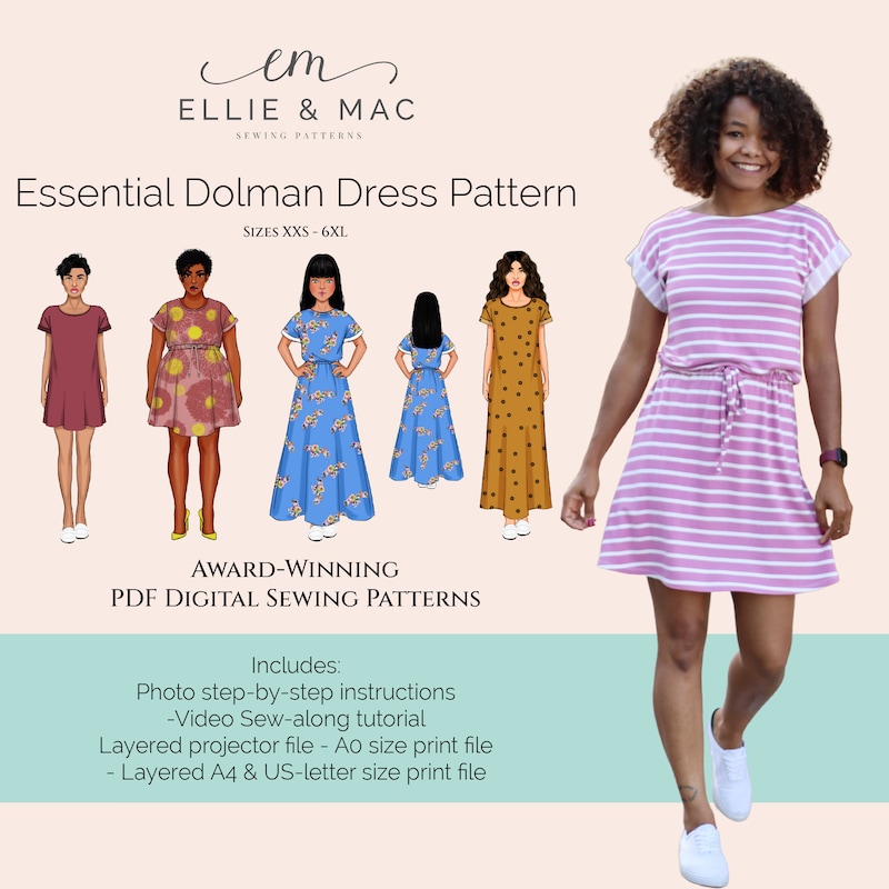 Ellie and Mac Sewing Patterns - Etsy