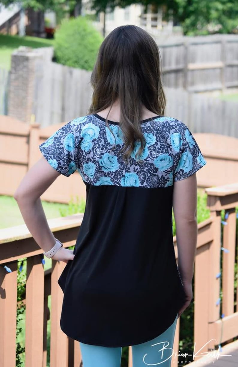 Basic 24/7 Top Sewing Pattern With Video Tutorial Sizes XXS - Etsy