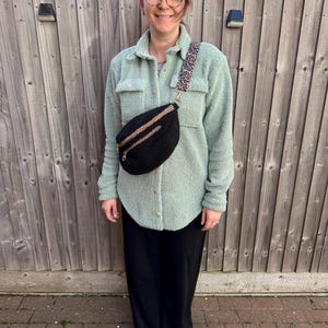 Crossbody Belt Bag Pattern - Two Sizes - Digital PDF Sewing Pattern ...