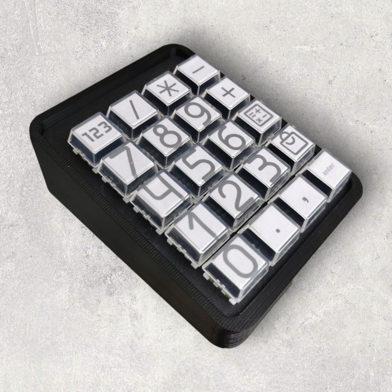 Macropad Keyboard: 20-key Programmable Mechanical Numpad With Backlight ...