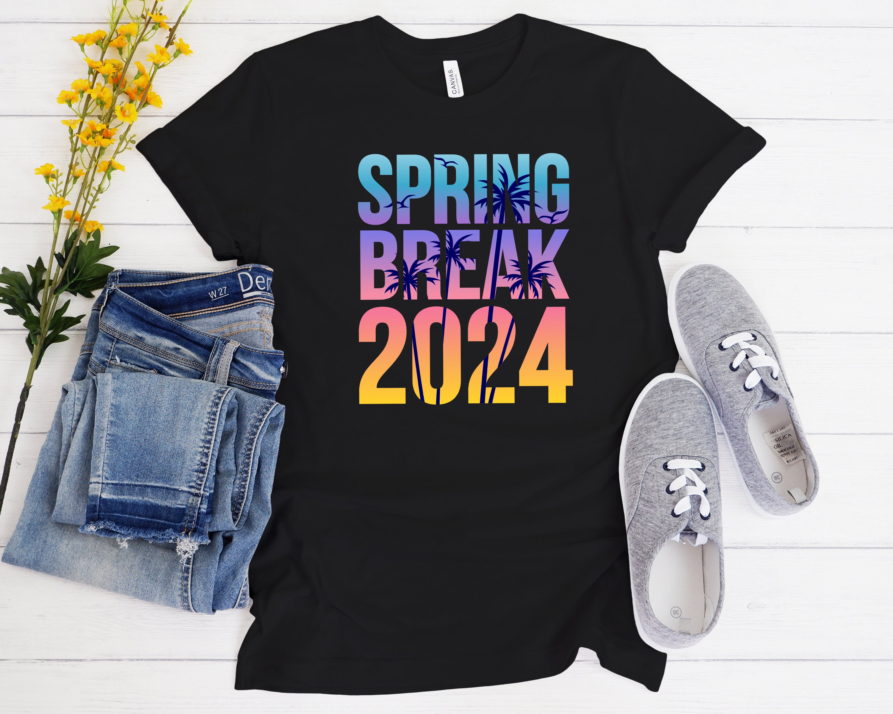 Spring Break 2024 Shirt, Girls Trip Shirt, Family Vacation, Spring ...