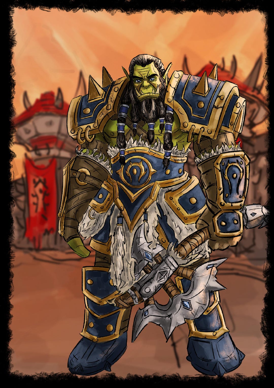 Thrall - World of Warcraft: the War Within - Art Print - Etsy