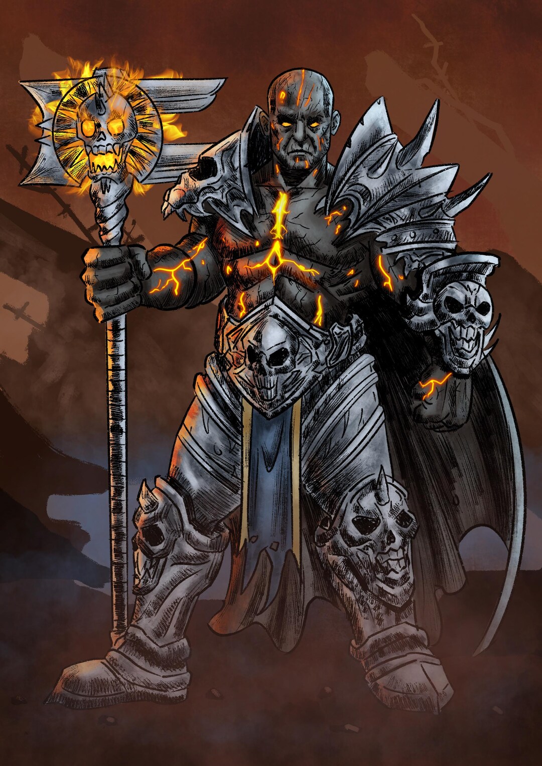 Highlord Bolvar Fordragon - World of Warcraft: Shadowlands - Art Print ...