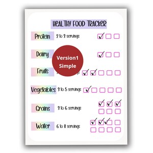 Printable Food Tracker, Daily Food Journal for Kids Nutrition, Food Log ...