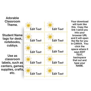 Cubby Name Tags, Kids School Labels, Classroom Labels, Name Stickers ...