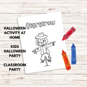 Halloween Printable Coloring Pages for Kids Halloween Party, Halloween ...