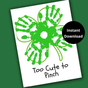 St Patricks Day Handprint Art, St Patricks Day Craft, St Patricks Day ...