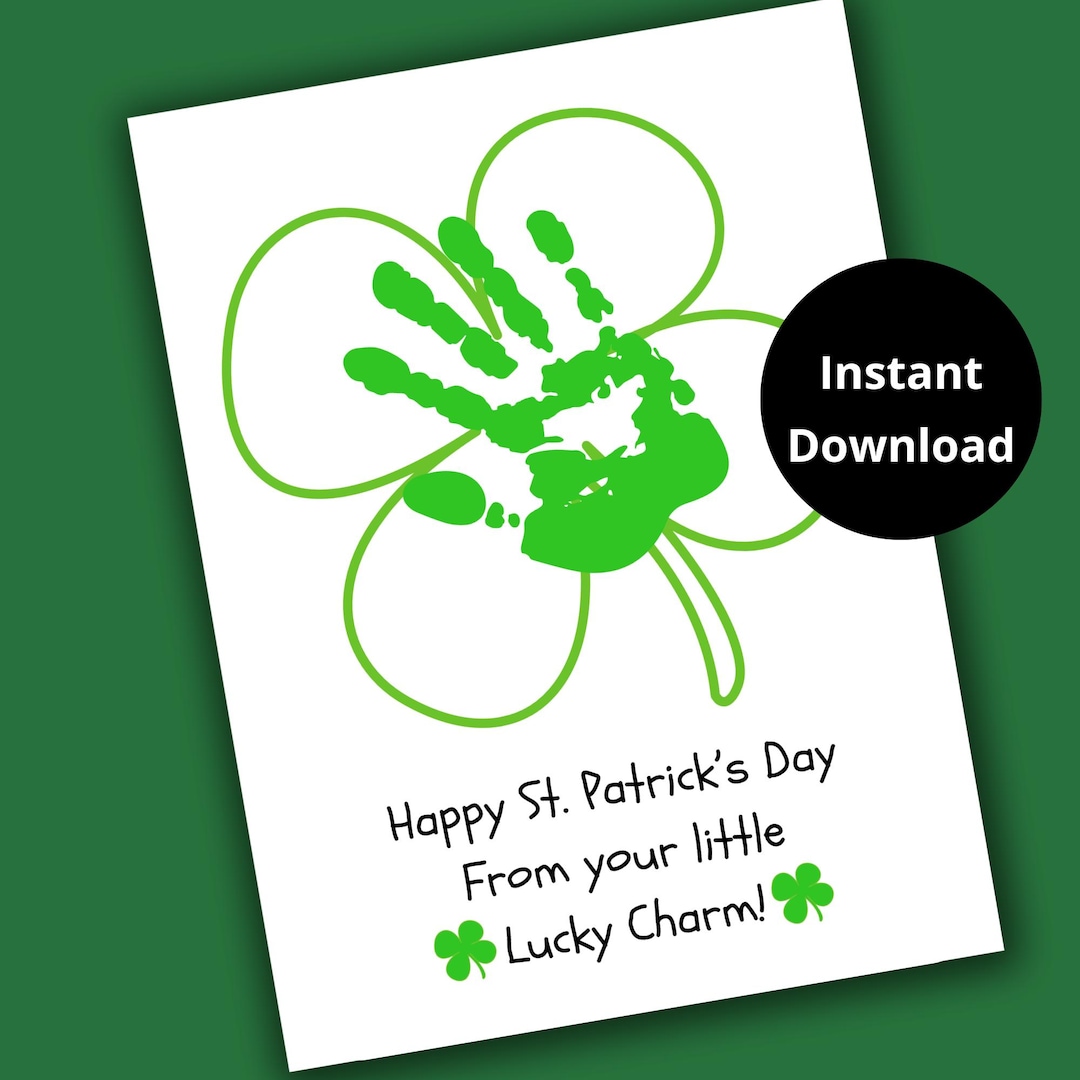 St Patricks Day Handprint Art, Saint Patricks Day Shamrock, St Patricks ...