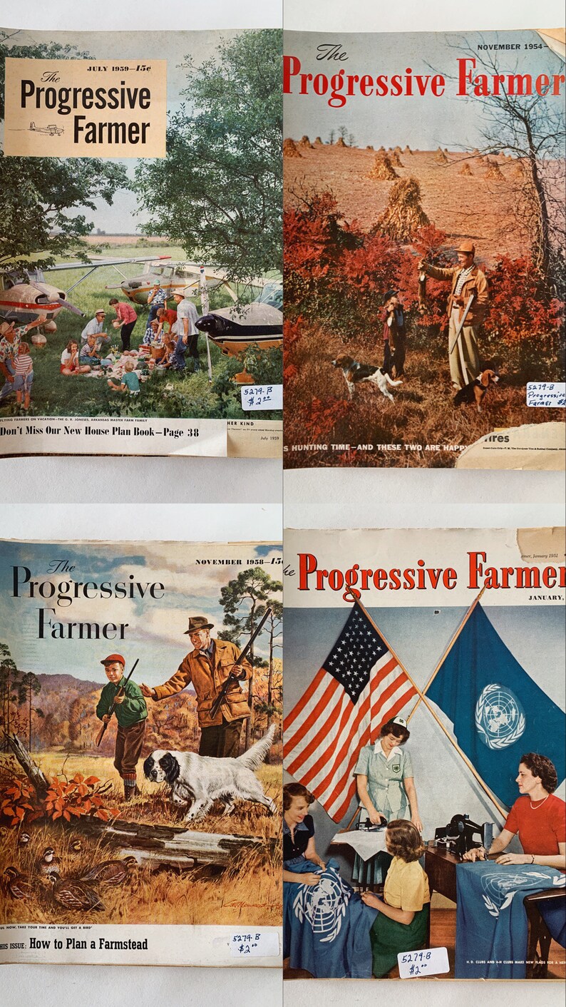 The Progressive Farmer Magazine, Vintage Magazines Mid Century 1940s ...