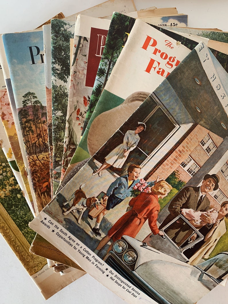 The Progressive Farmer Magazine, Vintage Magazines Mid Century 1940s ...