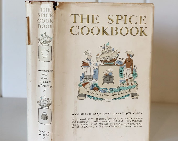 The Spice Cookbook, Vintage Mid Century Illustrated 1964 Hardcover With ...