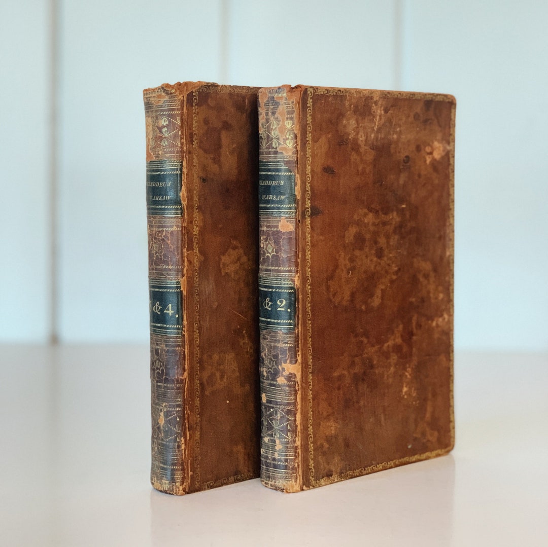 Thaddeus of Warsaw, 1809, Four Volumes in Two, Miss Jane Porter ...