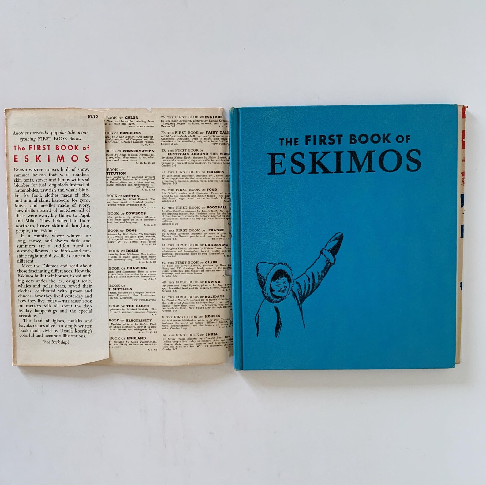 The First Book of Eskimos, Benjamin Brewster, 1952 Hardcover With DJ - Etsy