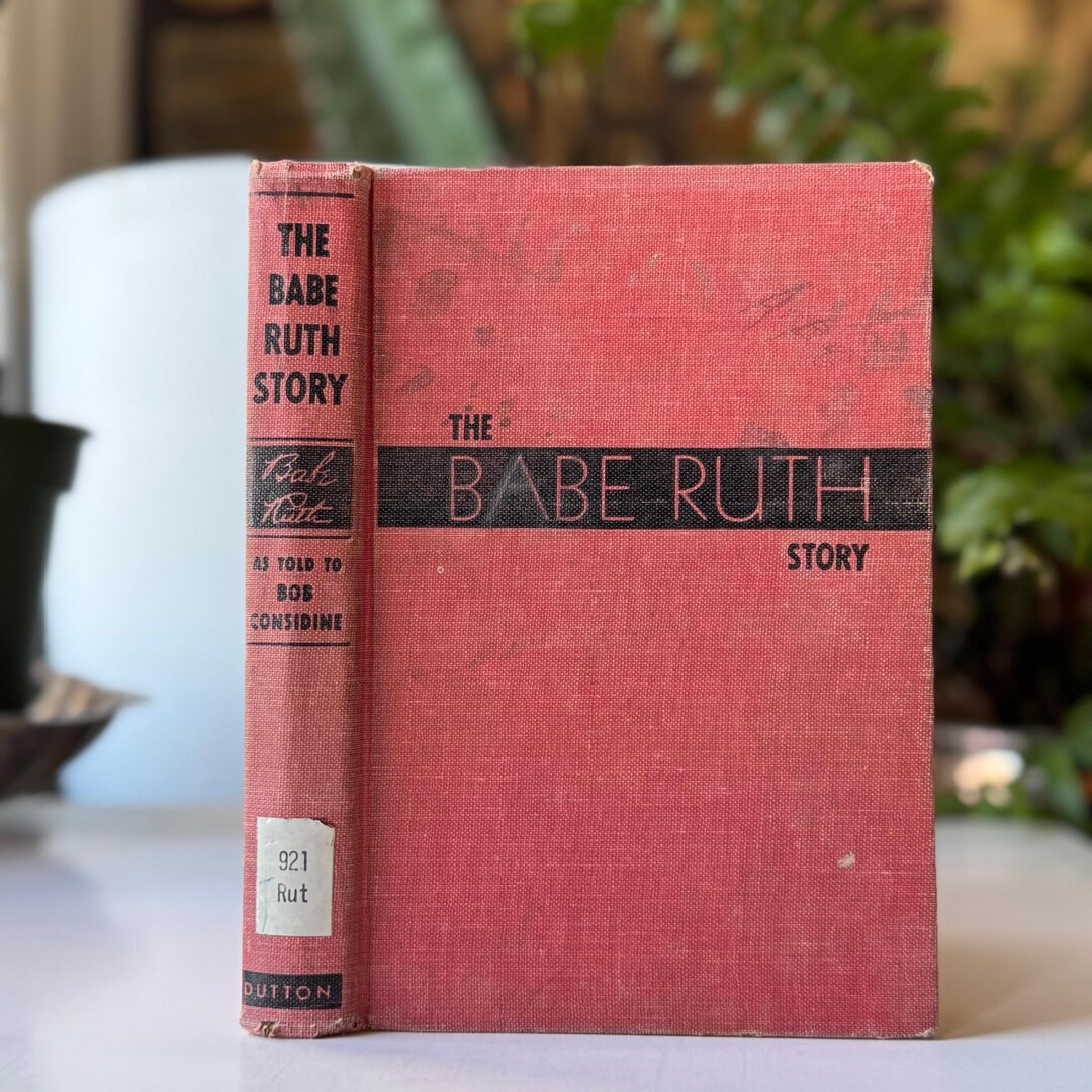 The Babe Ruth Story, Bob Considine, 14th Printing, 1972 Hardcover - Etsy