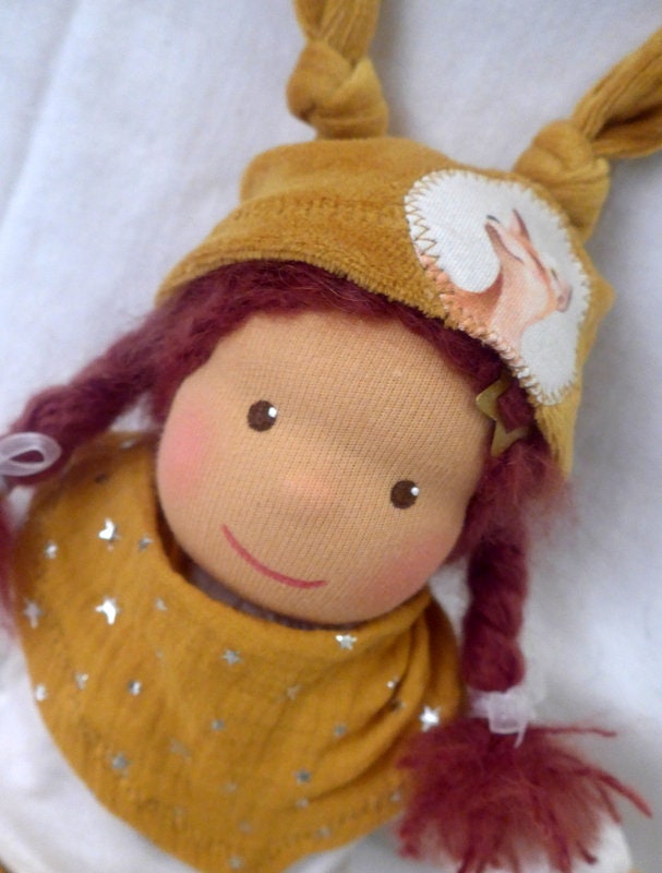 Pia Doll Waldorf Style Rag Doll Waldorf Doll Unique Doll - Etsy