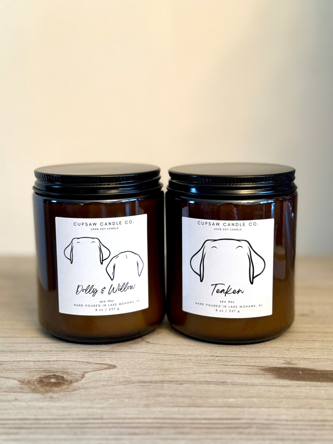 Dog Candle | Dog Ears Candle | Custom Dog Candle | Custom Dog Gift ...