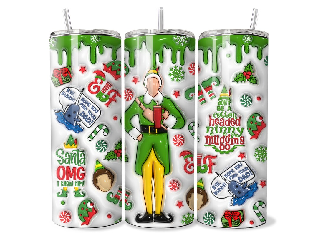 Buddy the Elf Inflatable 20oz Tumbler - Etsy